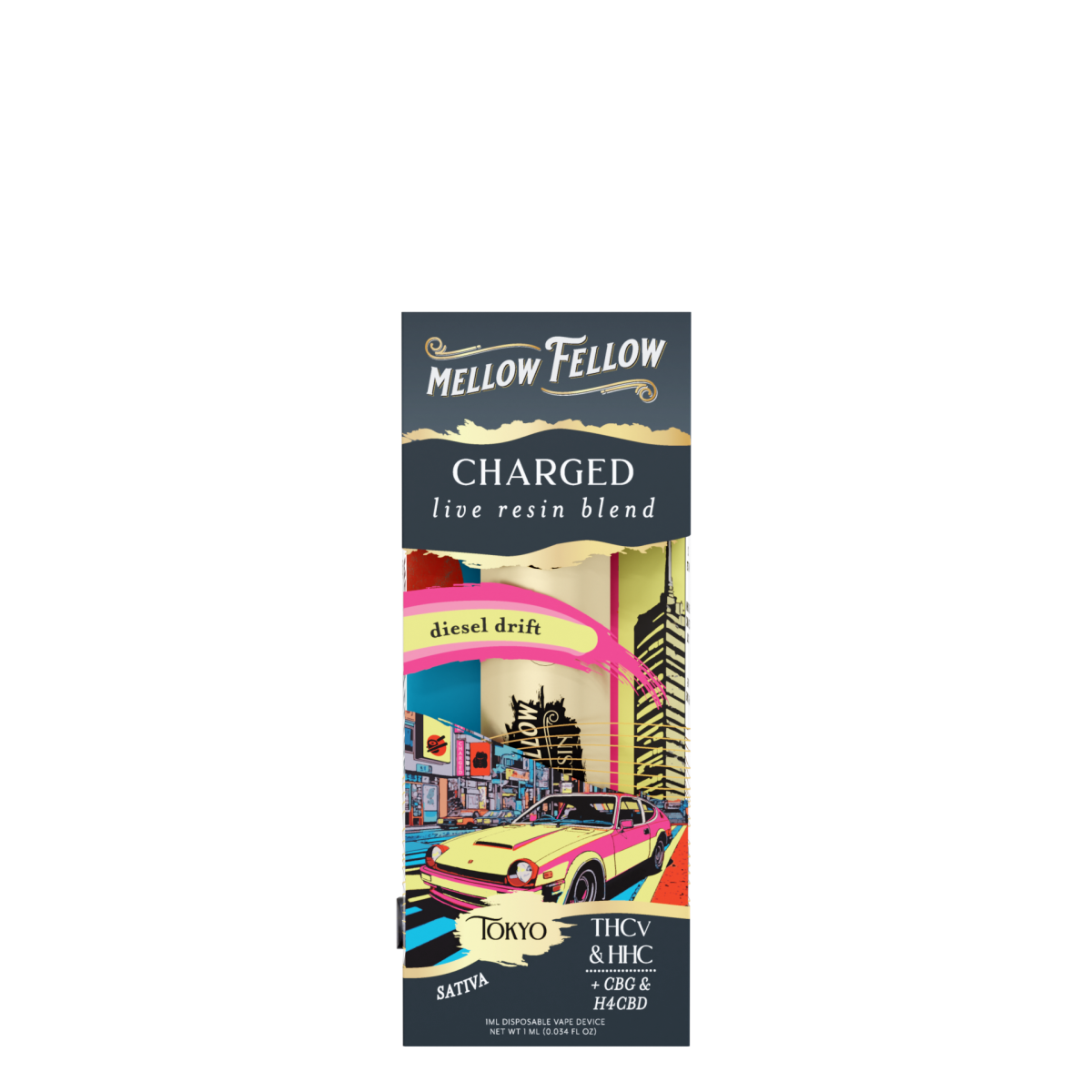 Charged Blend - Destination: Tokyo - Live Resin 1ml Disposable Vape ...