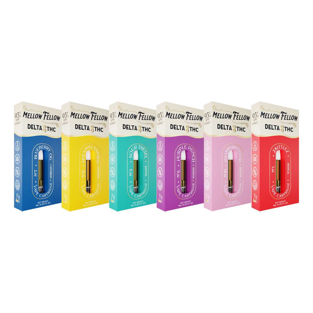 Delta 8 Cartridges - Mellow Fellow