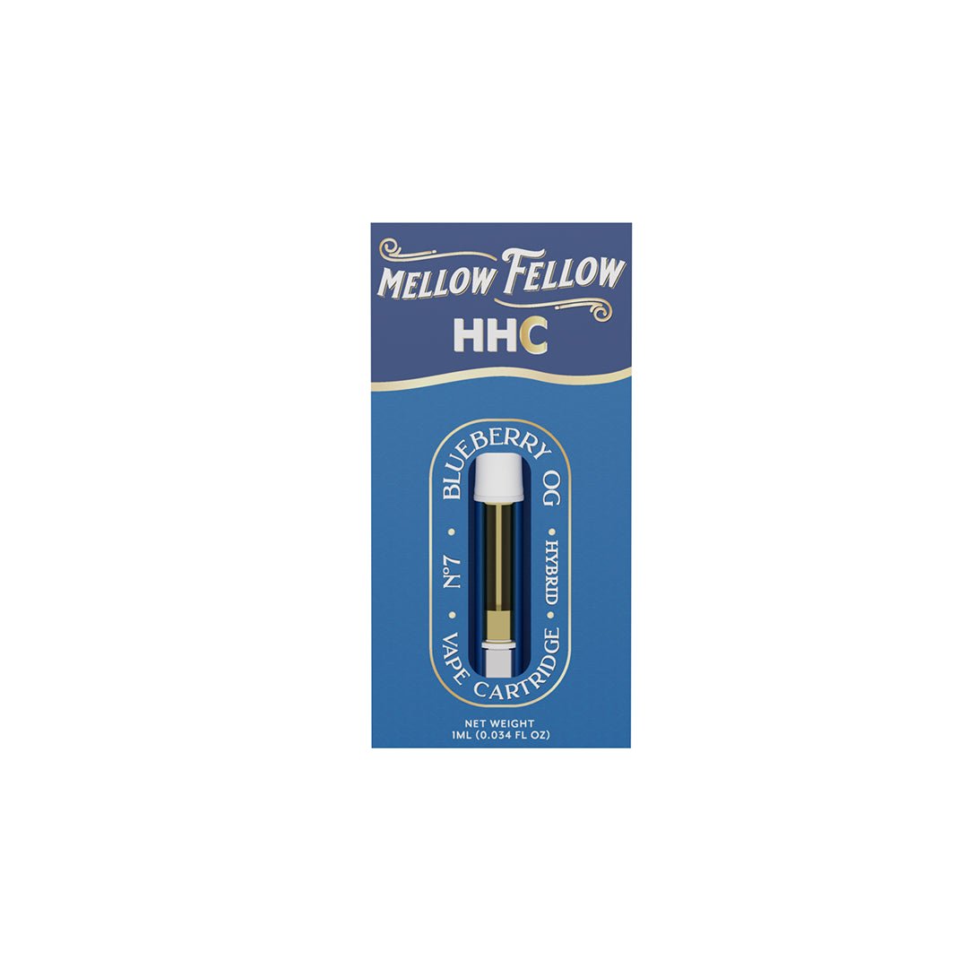 Blueberry OG (Hybrid) HHC 1ml Vape Cartridge | HHC Carts - Mellow Fellow