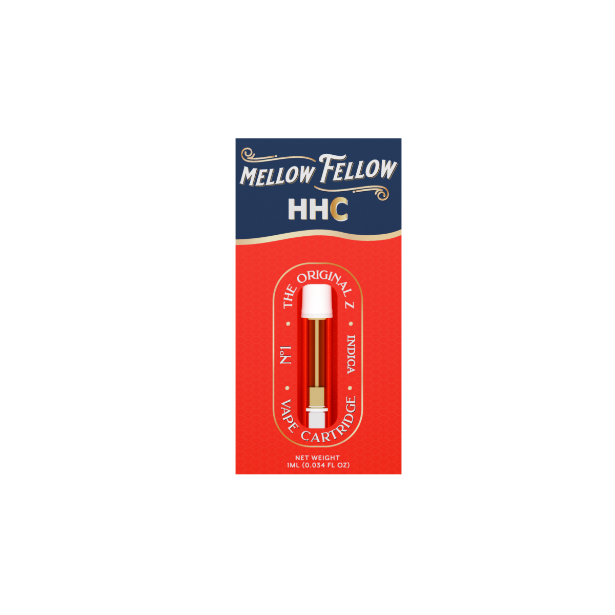 Zkittlez (Indica) HHC 1ml Vape Cartridge | HHC Carts - Mellow Fellow