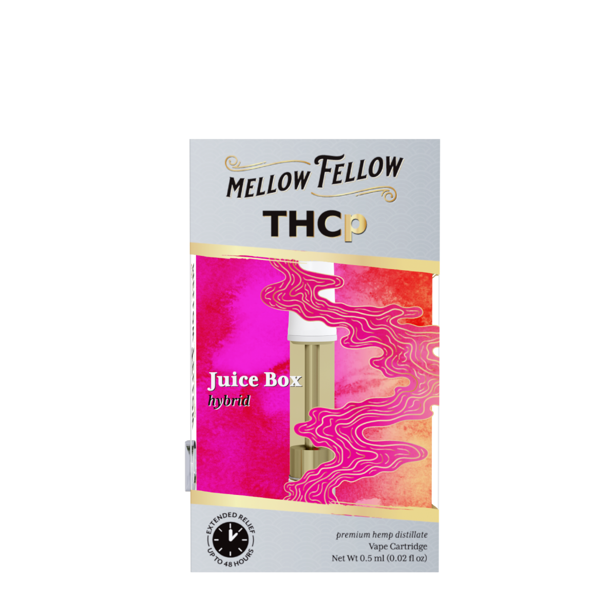 THCp 0.5ml Vape Cartridge - Juice Box (Hybrid) - Mellow Fellow
