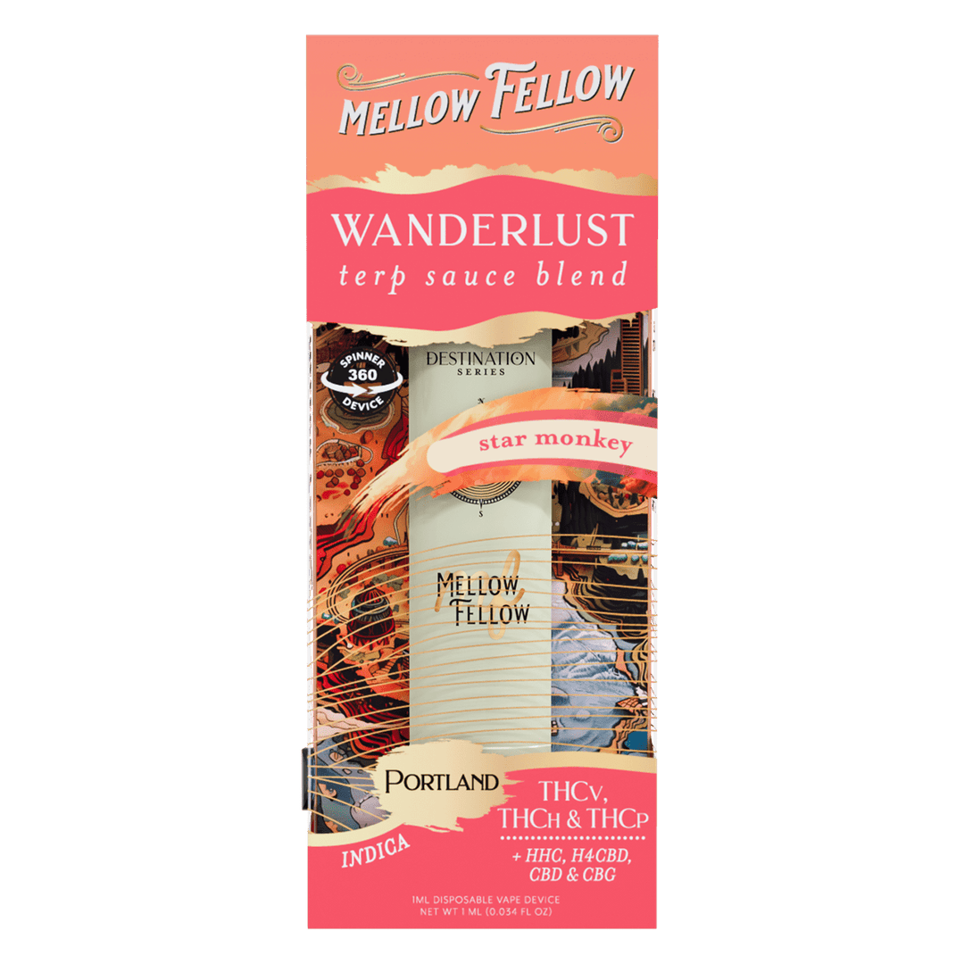 Wanderlust Blend - Portland - Terp Sauce 1ml Disposable Vape - Star ...